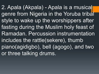 Music of africa | PPTX