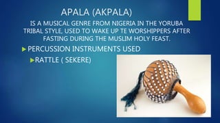 Music of africa 1 | PPTX