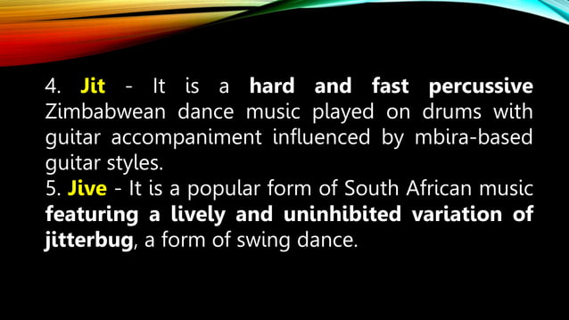 MUSIC OF AFRICA 2.psdfeeeeeeeeeeeelktptx | PPT