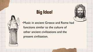 Music of Ancient Greece power point presentation | PPTX