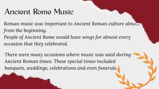 Music of Ancient Greece power point presentation | PPT