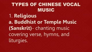 MUSIC OF CHINA.pptx............................ | PPT