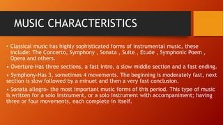 Music of Classical Period (1750-1820) | PPTX
