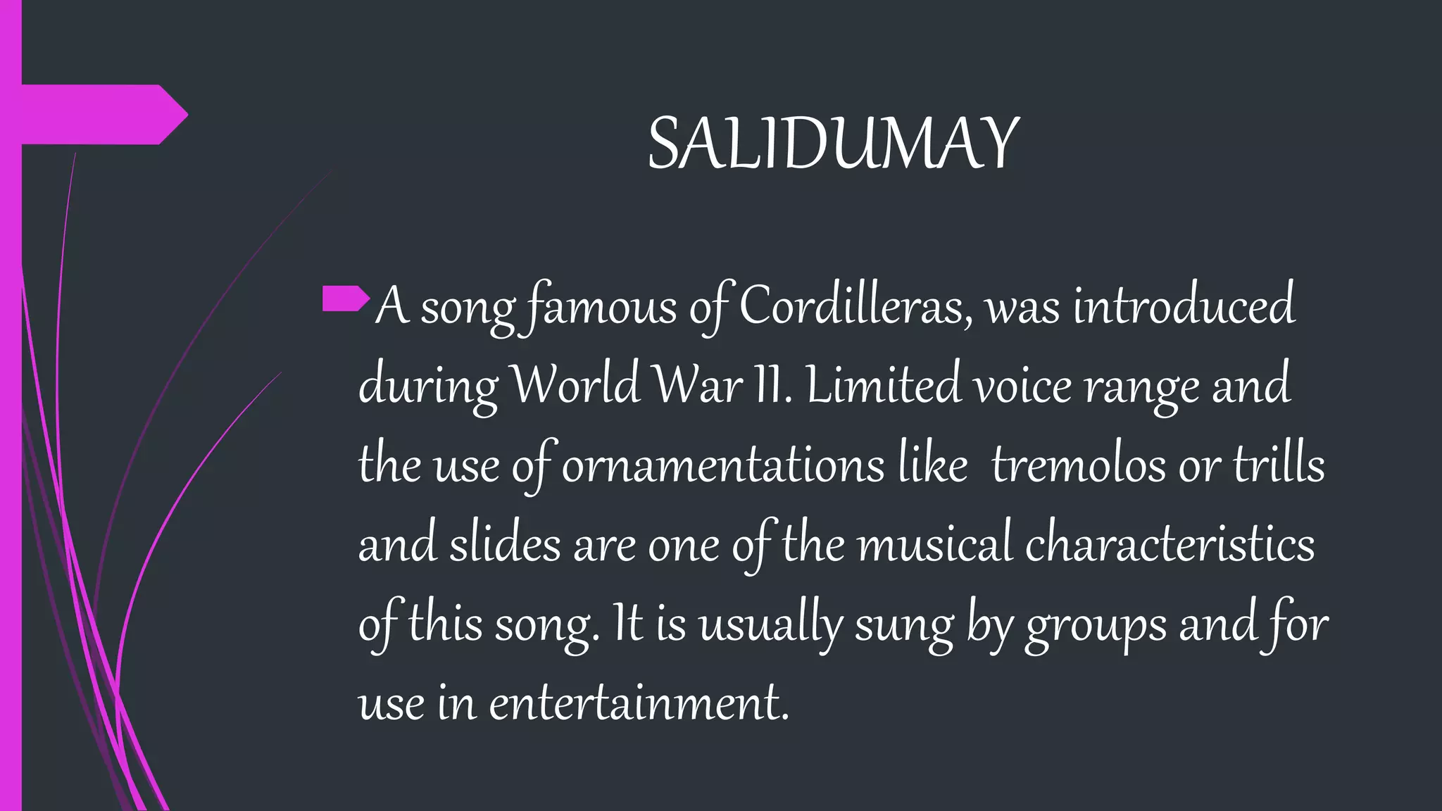 Music of cordillera | PPTX