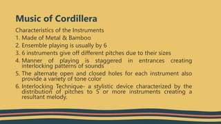 MUSIC OF CORDILLERA.pptx