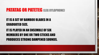 MAPEH MUSIC 7 - MUSIC OF CORDILLERA.pptx | Music | Entertainment