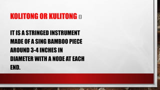 MAPEH MUSIC 7 - MUSIC OF CORDILLERA.pptx | Music | Entertainment