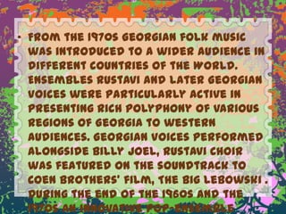 Music of georgia | PPTX