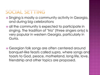 Music of georgia | PPTX