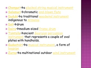 Music of georgia | PPTX | World/International Music | Music