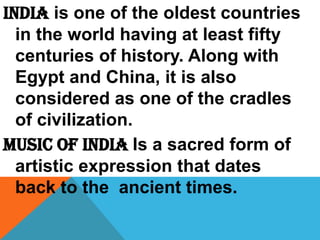 Music of india | PPTX