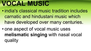Music of india (grade 8 mapeh music lesson) | PPTX