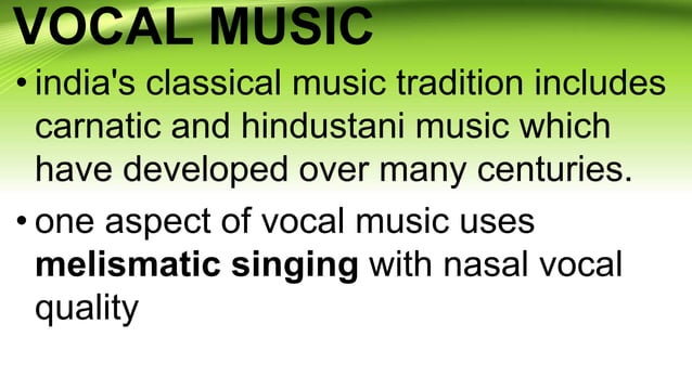 Music of india (grade 8 mapeh music lesson) | PPTX | Music | Entertainment