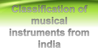 Music of india (grade 8 mapeh music lesson) | PPTX | Music | Entertainment