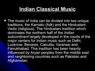 Music of india powerpoint | PPT