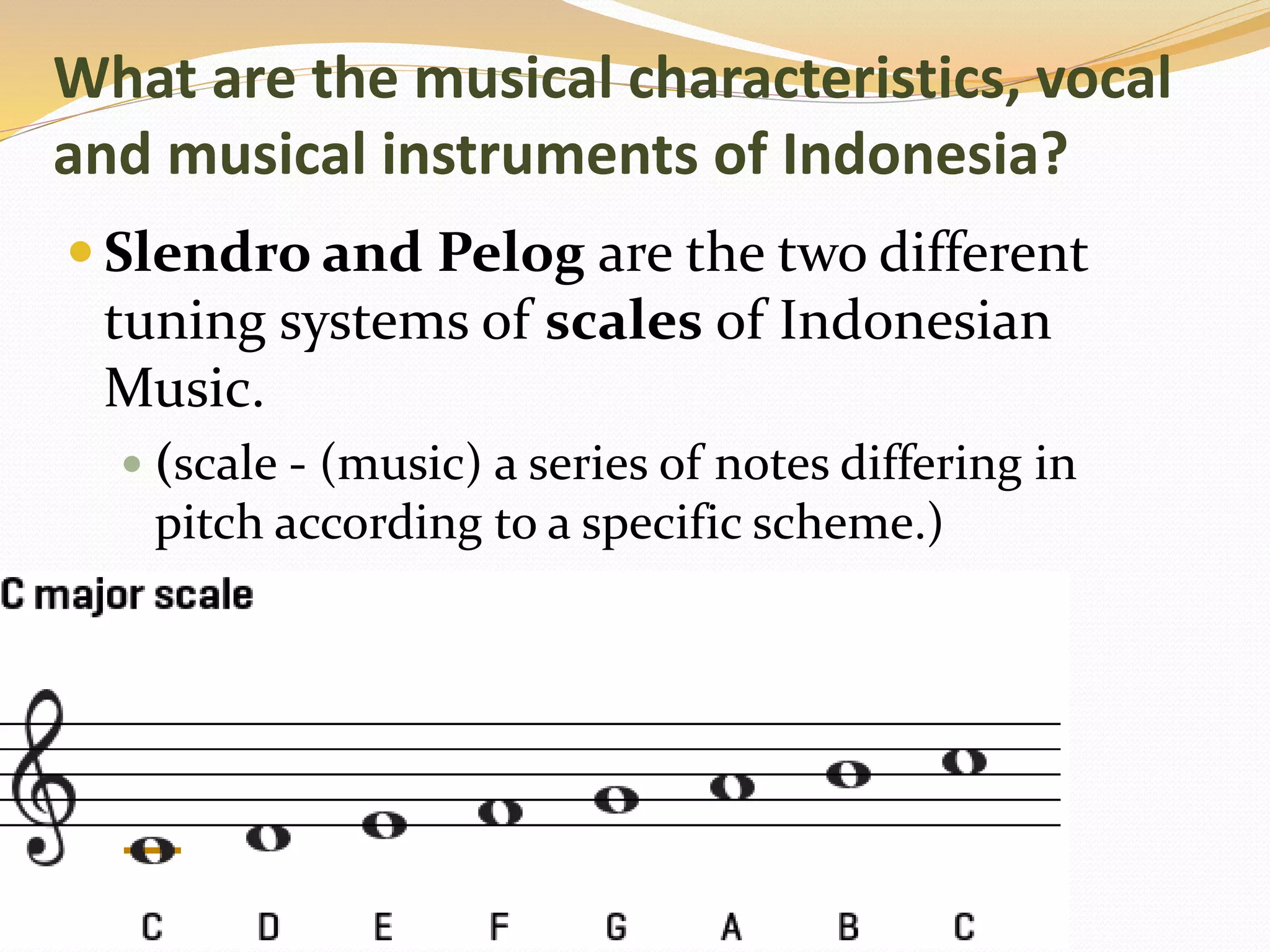 Music of indonesia | PPTX