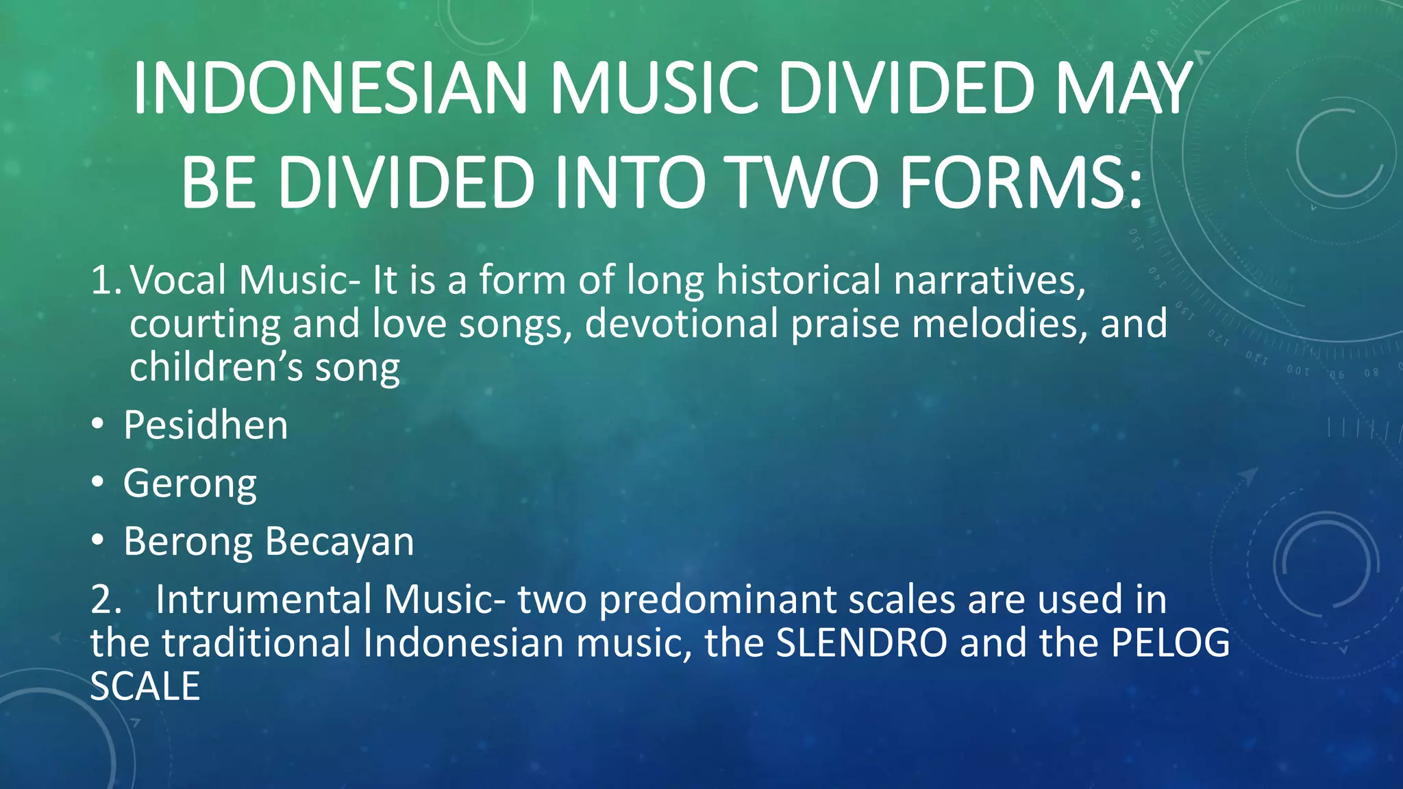 Music of indonesia | PPTX