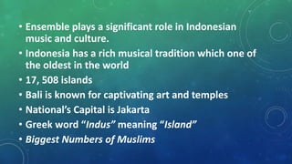 Music of indonesia | PPTX