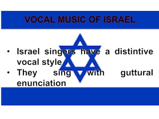 Music of israel | PPTX