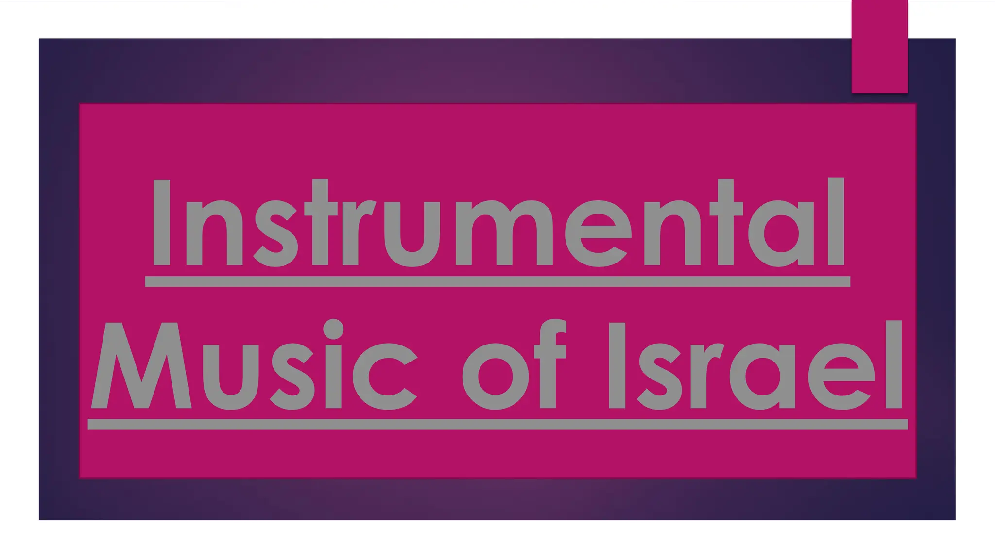 music of Israel for grade 8 3rd quarter. | PDF