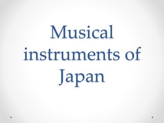 Music of japan | PPTX