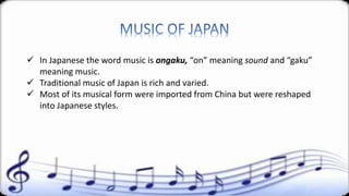 Music of japan | PPTX