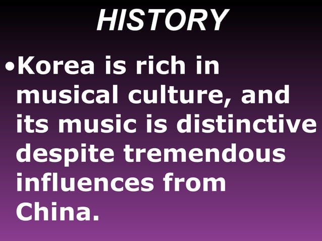Music of korea | PPT