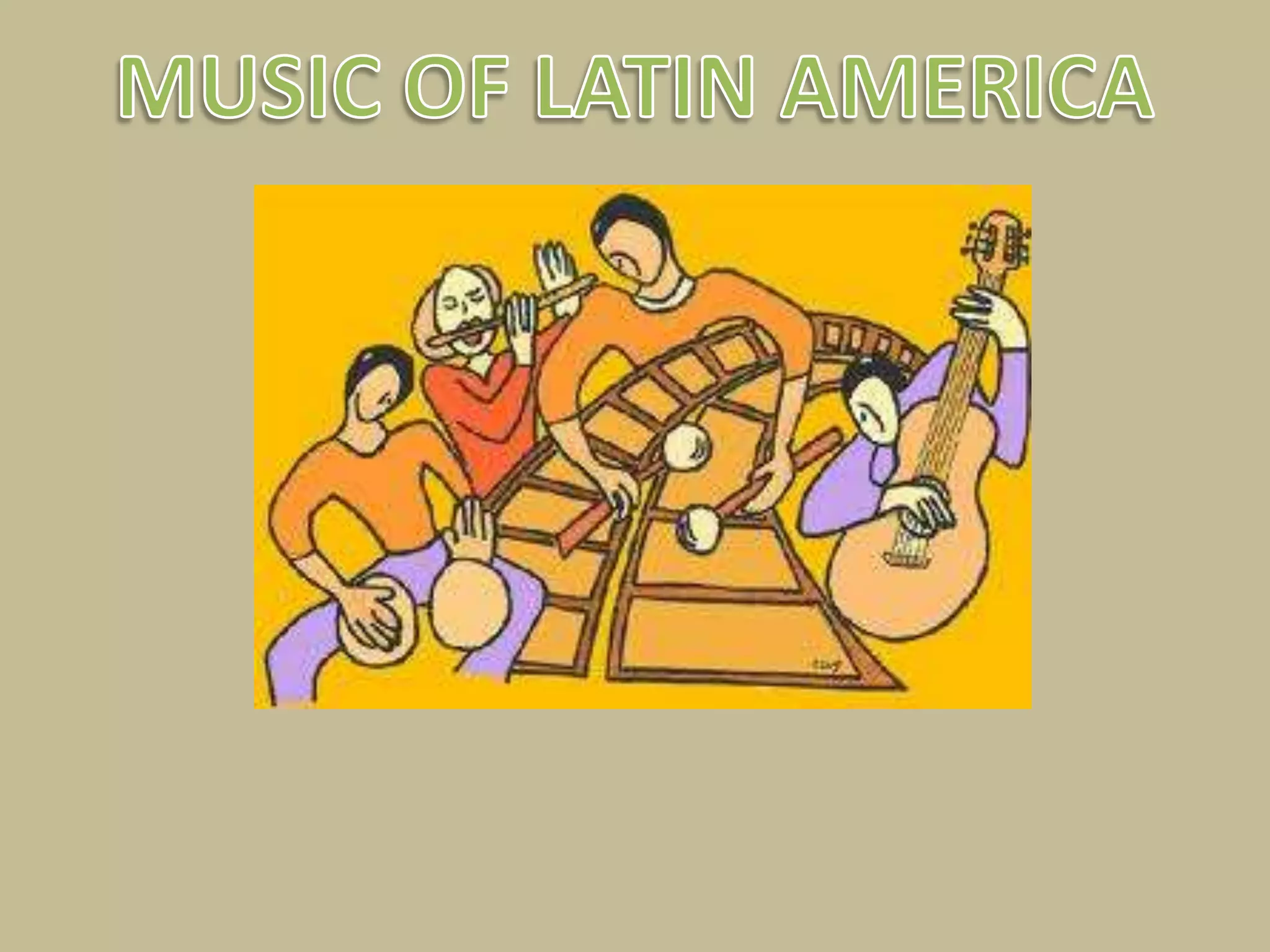 Music of latin america | PPSX