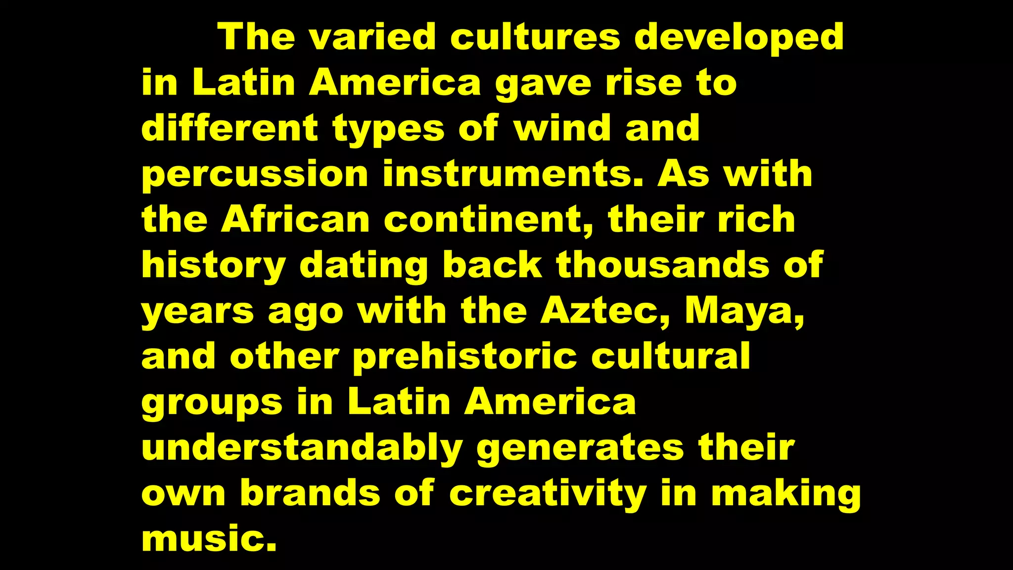 Music of Latin america | PPTX