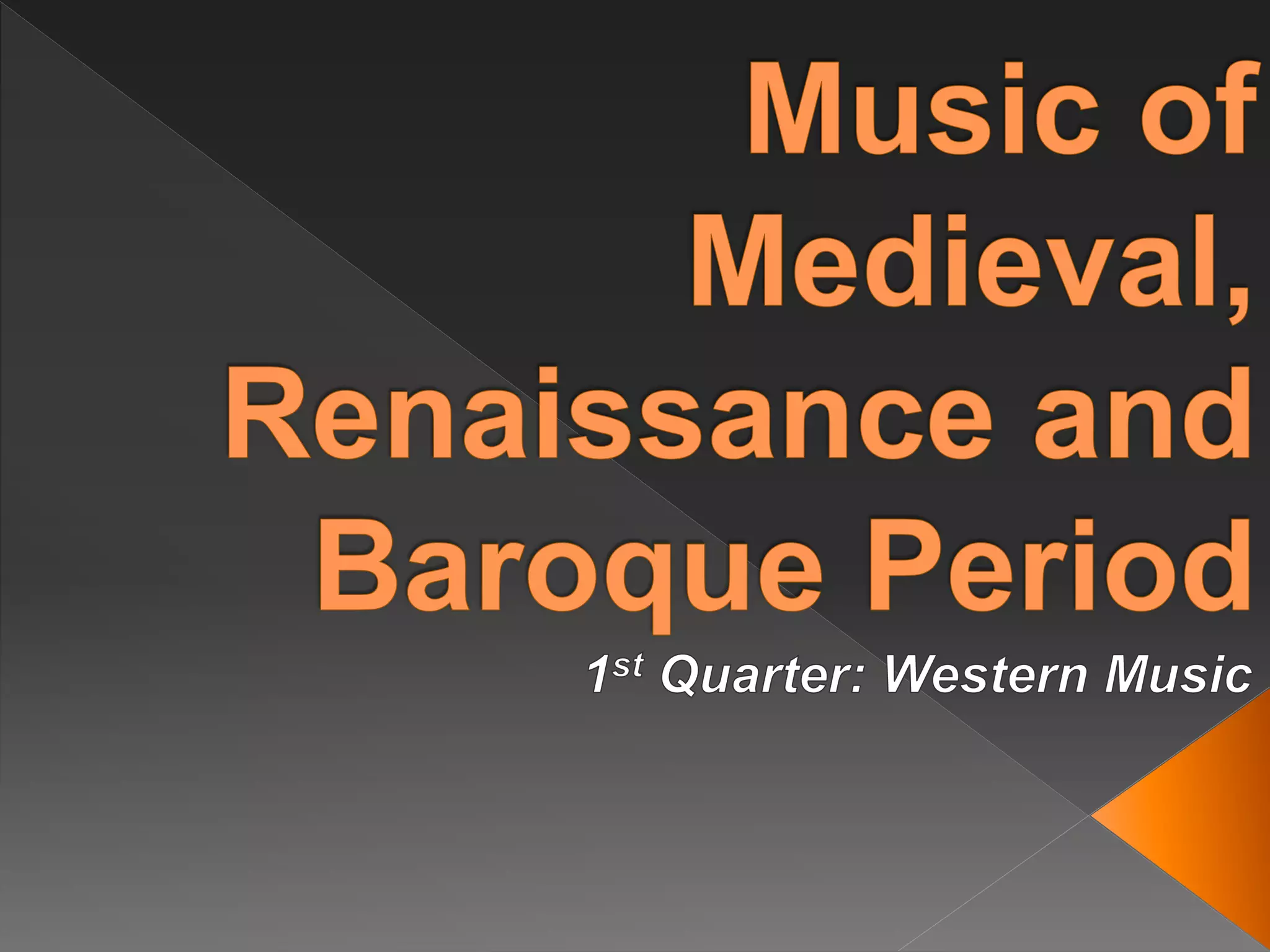 Music of Medieval Period | PPTX