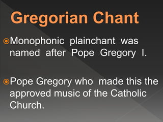 Music of Medieval Period | PPTX