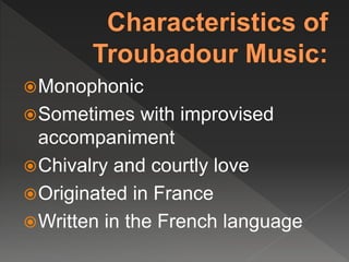 Music of Medieval Period | PPTX