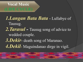 Music of mindanao | PPTX