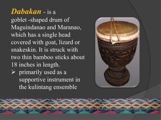 Music of mindanao | PPT