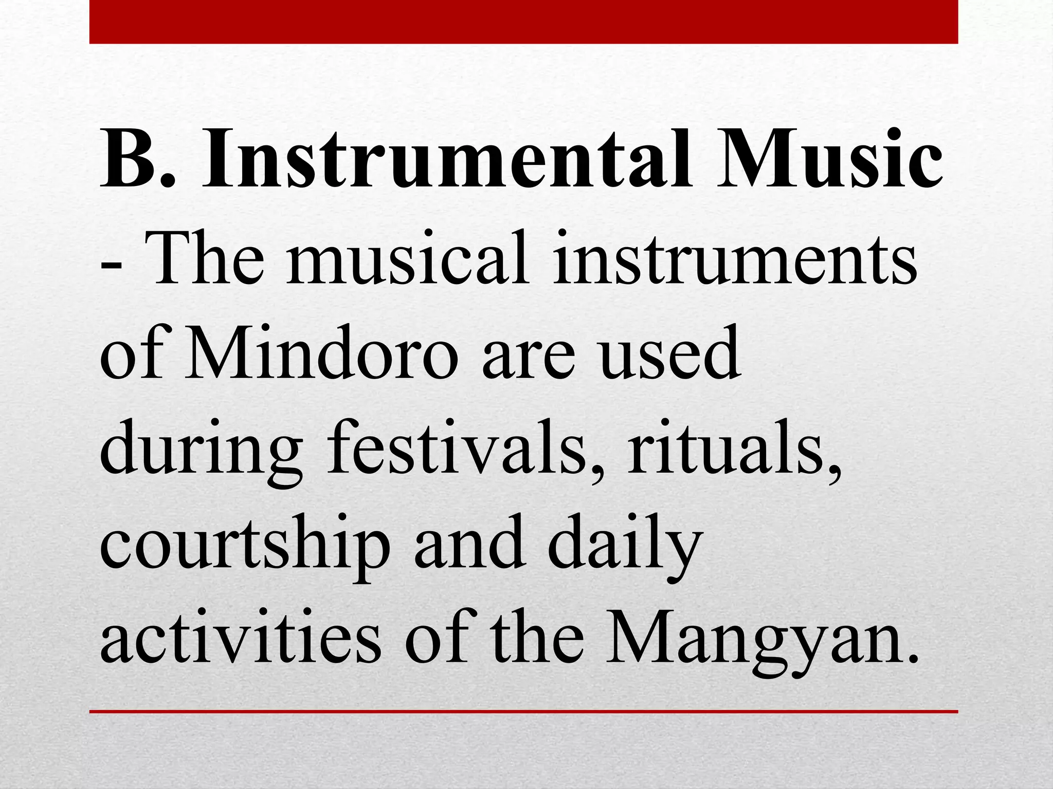 Lesson 2 Music of mindoro (2nd Quarter) | PPTX