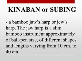 Lesson 2 Music of mindoro (2nd Quarter) | PPTX