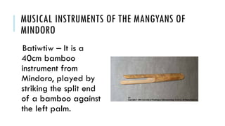 MAPEH 7 MUSIC OF MINDORO AND PALAWAN.pptx