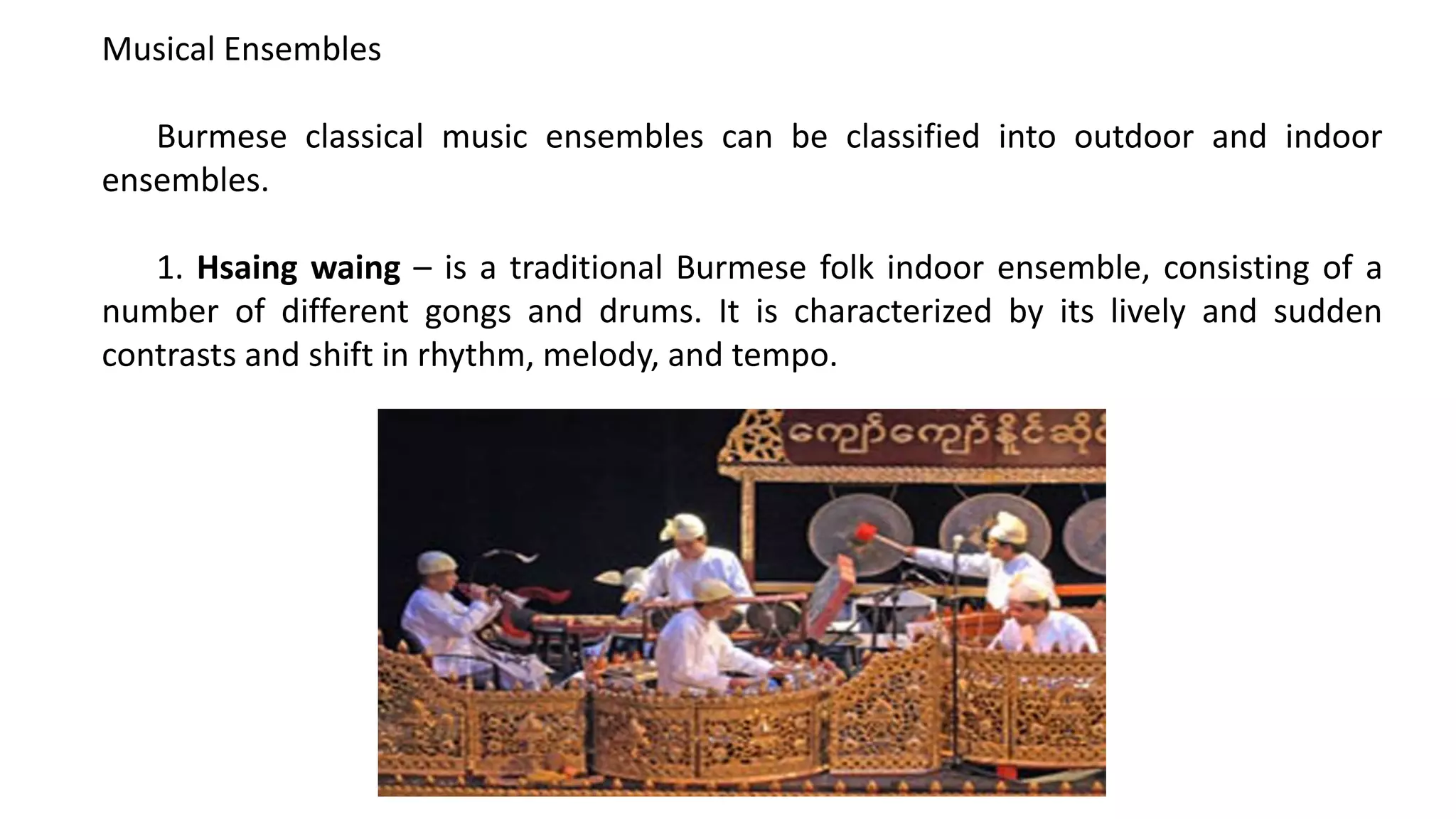 Music of myanmar | PPTX