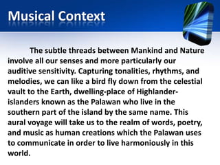 Music of palawan | PPTX