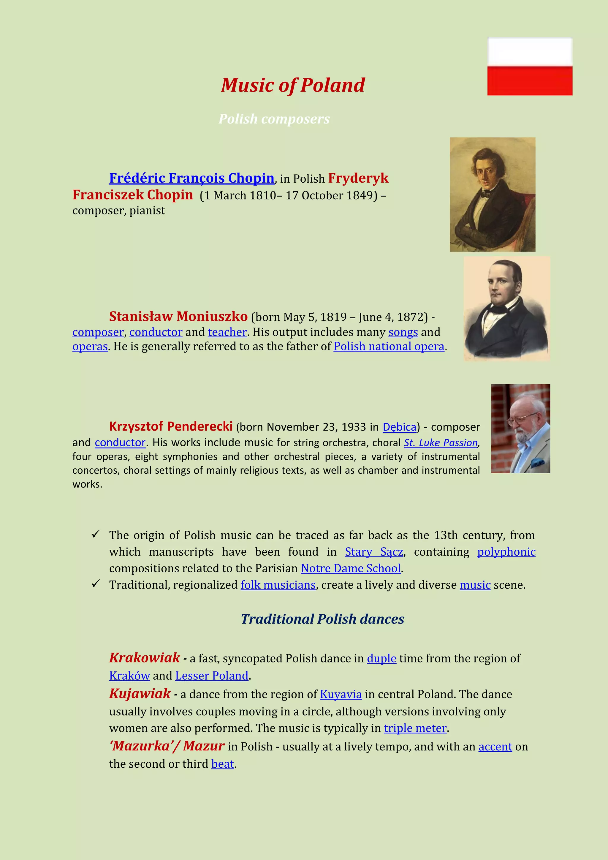 Music of Poland | PDF