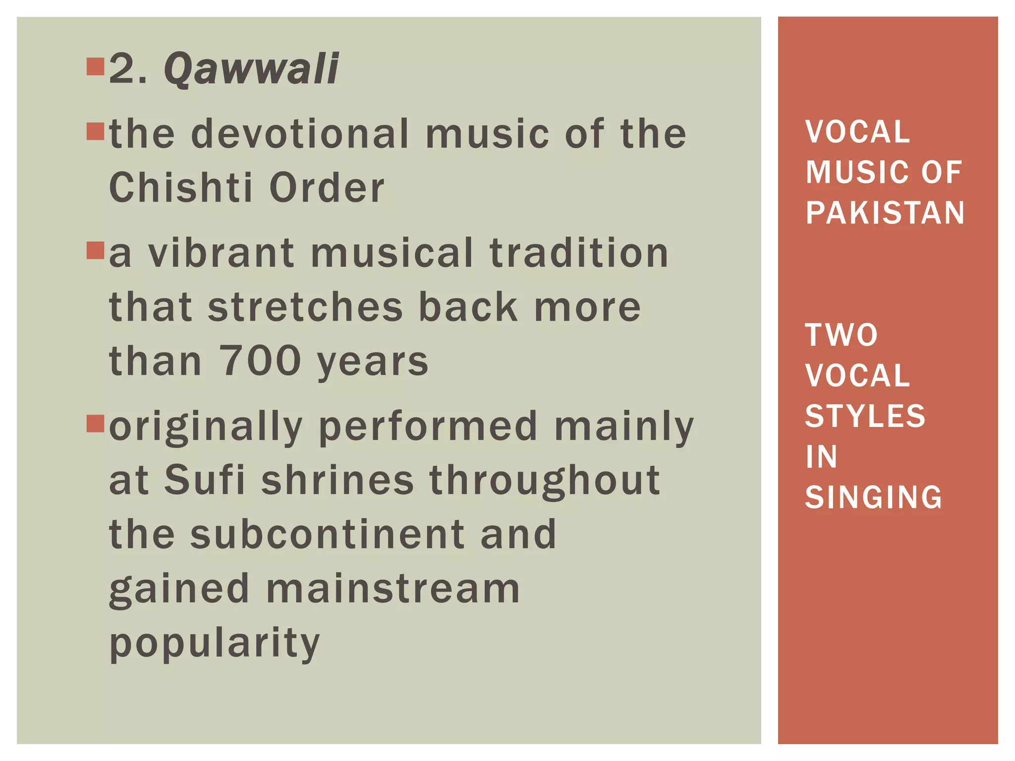 Music of South, Central and West Asia | PPTX