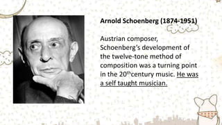 Music of the 20th century | PPTX