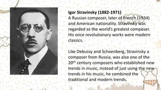 Music of the 20th century | PPTX