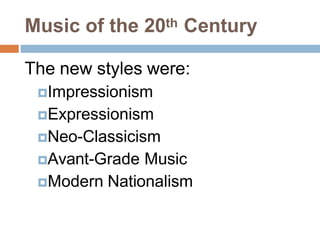 Music of the 20th Century.pptx