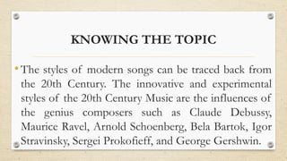 Music of the 20th Century AND COMPOSERS - Copy.pptx | Classical Music ...