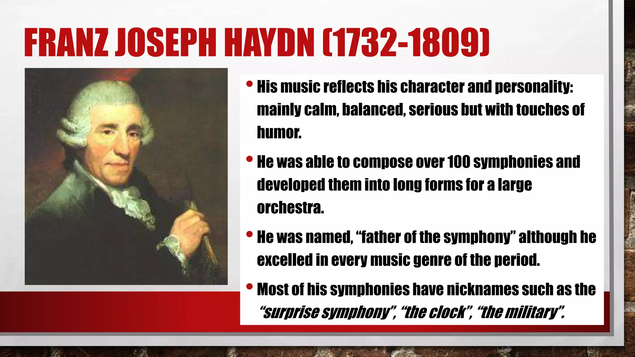 Music of the classical period | PPTX