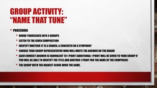 Music of the classical period | PPTX