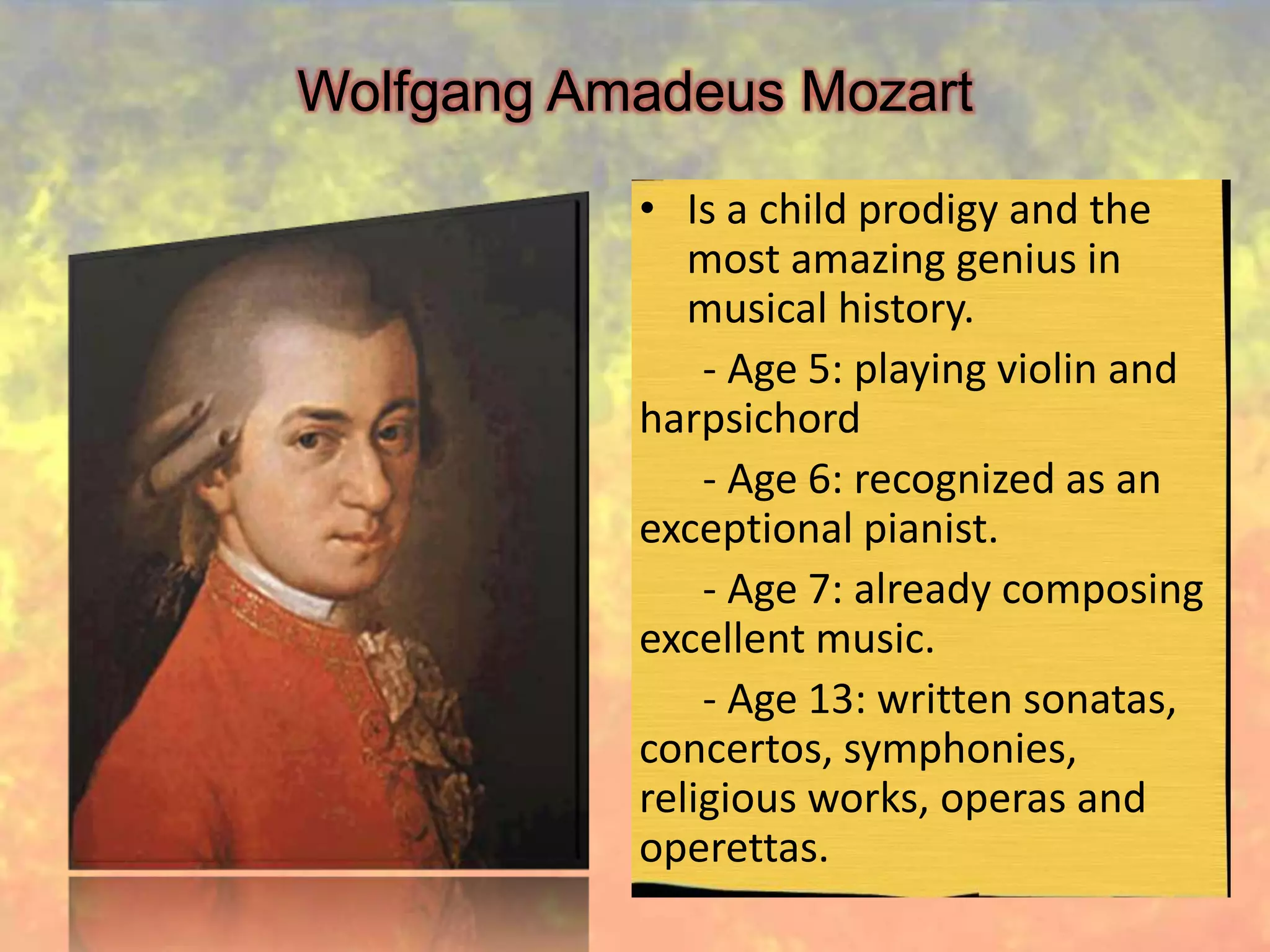 MAPEH Grade 9 - Music - Music of the Classical Period - Composers ...