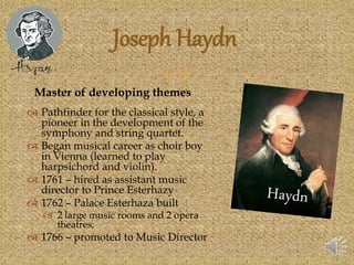 Music of the classical period | PPTX