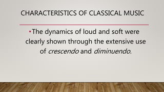 Music of the classical period | PPTX